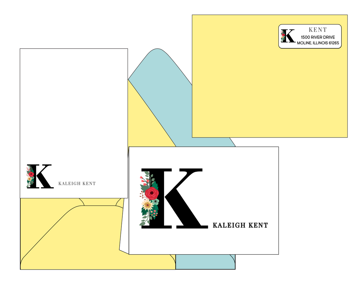 Kaleigh Kent - Return Address Label – WaterMark Stationers