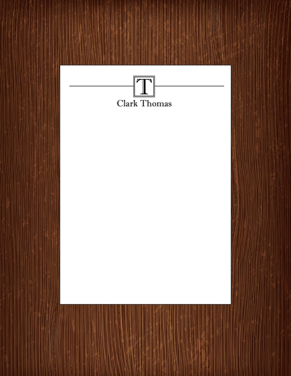 Clark Thomas - 5x7 Personalized Notepad – WaterMark Stationers